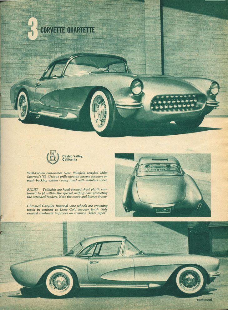 Art & Inspiration - Custom Corvettes- Some inspiration circa 1963 | The ...