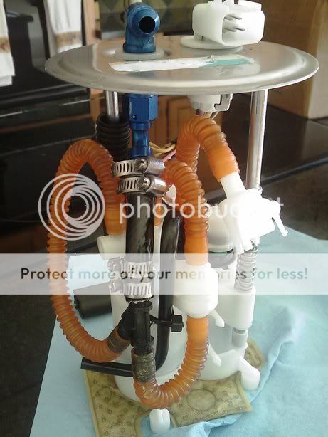 Upgrading the stock fuel line on a returnless setup | S197 Mustang ...