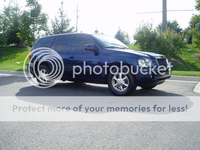 Rear air ride lowered/painted calipers! | Chevy TrailBlazer ...