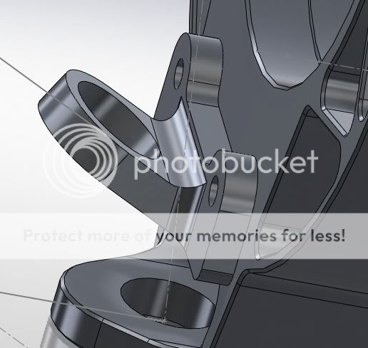 Upright FEA restraints