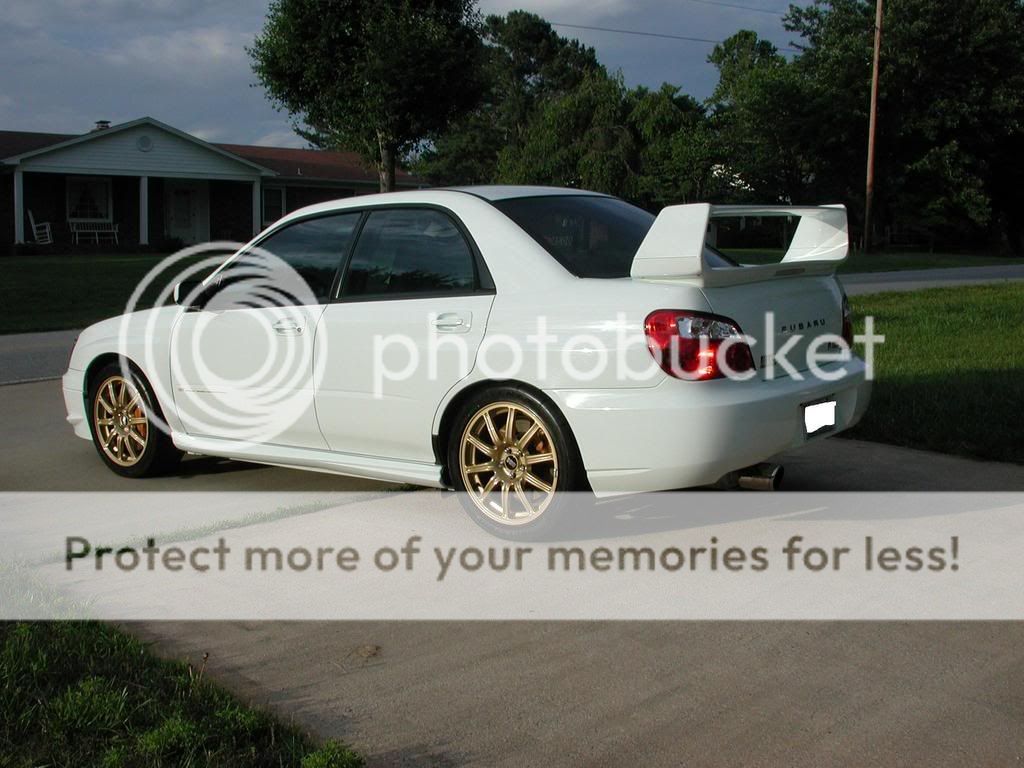 2004 STI White W Gold rims 6,000 MILES | Subaru WRX Forum