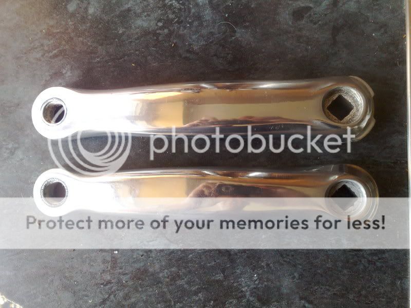 Polished XT M739 cranks - SOLD | Retrobike