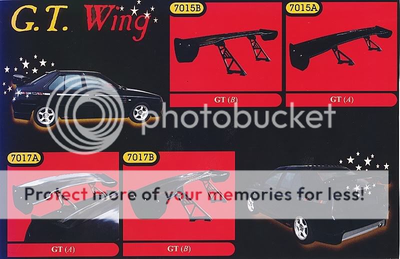 GT wings - fully painted black metallic | Zerotohundred