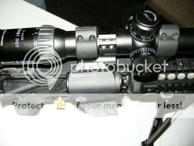 fixed power scope with doctor optic on top? > Optics, Mounts, and ...