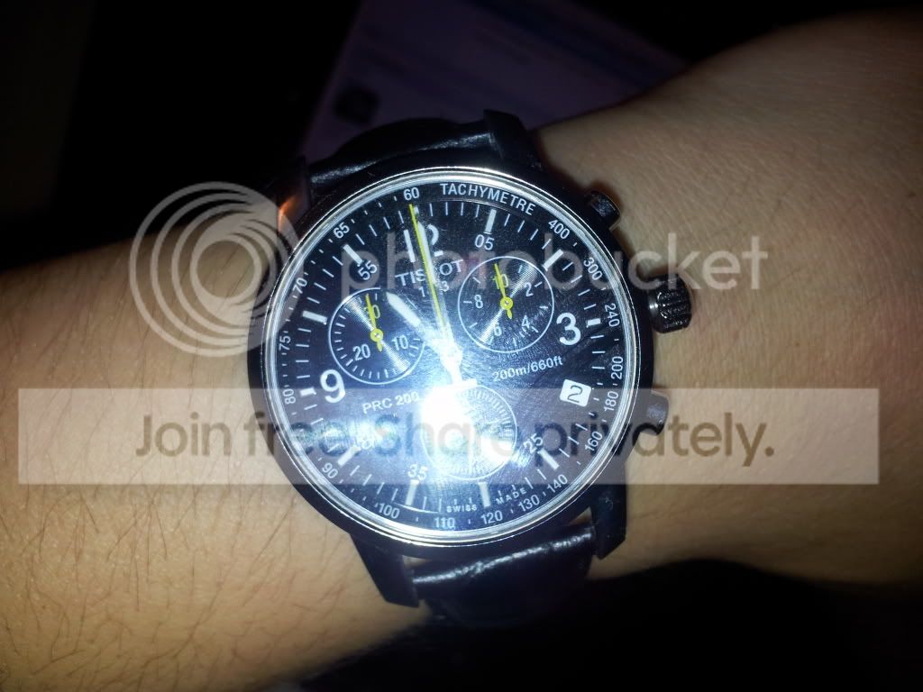 Tissot PRC 200 yellow second counter not at 0 | WatchUSeek Watch Forums