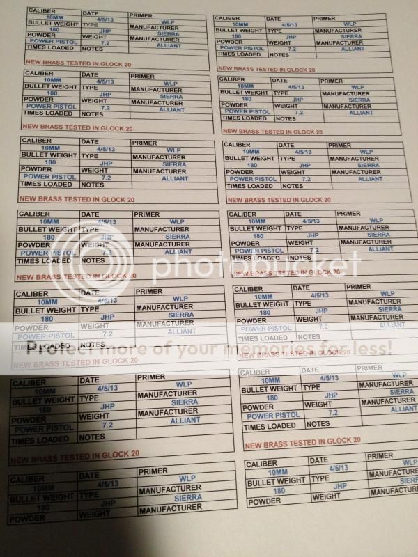 Reloading box labels - Calguns.net