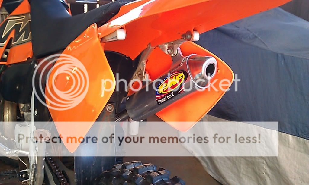 Fmf installed ktm 380 exc | KTM Forums
