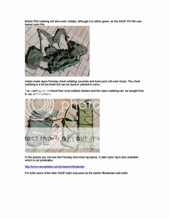 Basic Rhodesian Kit guidelines for Bushwar airsoft, vers 2 - www.nutria ...