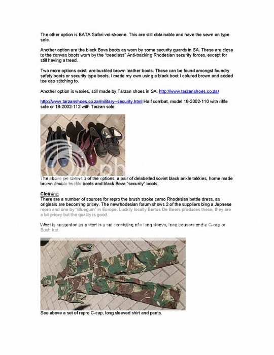 Basic Rhodesian Kit guidelines for Bushwar airsoft, vers 2 - www.nutria ...