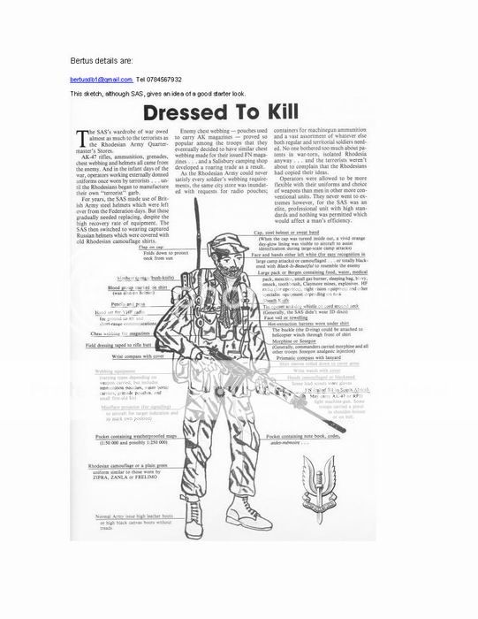 Basic Rhodesian Kit guidelines for Bushwar airsoft, vers 2 - www.nutria ...