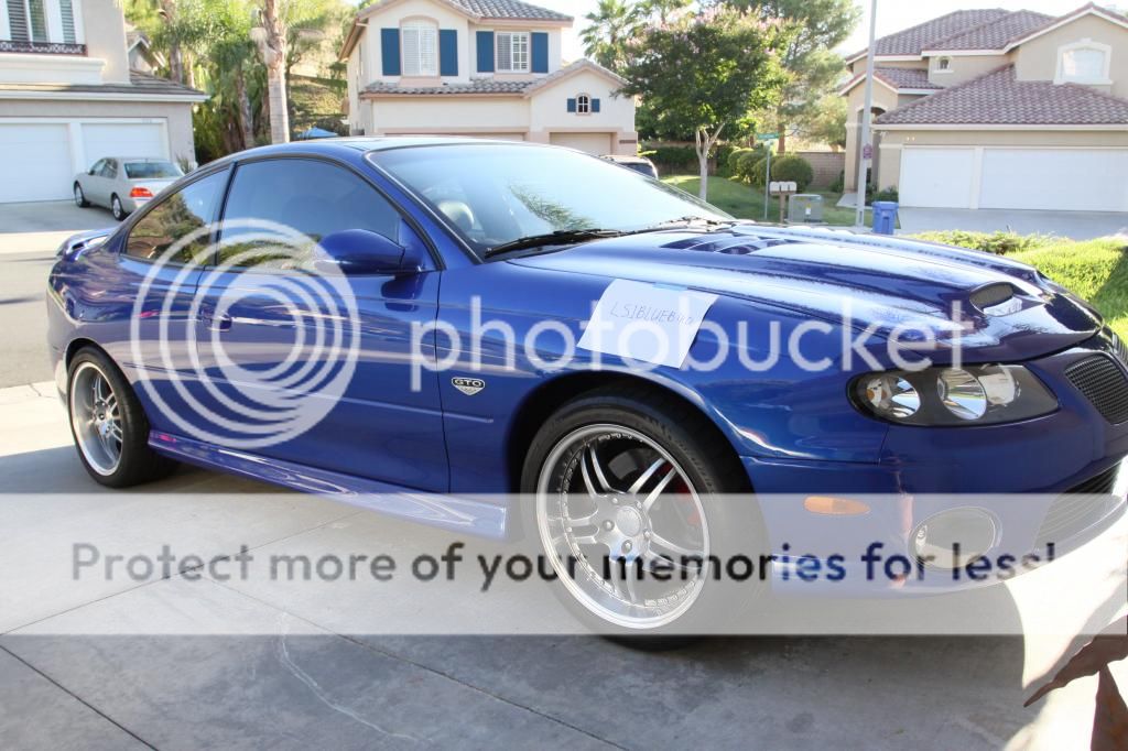 FORSALE 6SPD GTO IMP BLUE 49,XXX Original Miles- Excellent condition ...