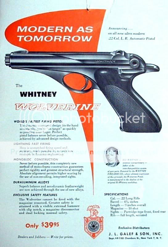 Ahead of its time: The Whitney Wolverine pistol | Rimfire Central ...