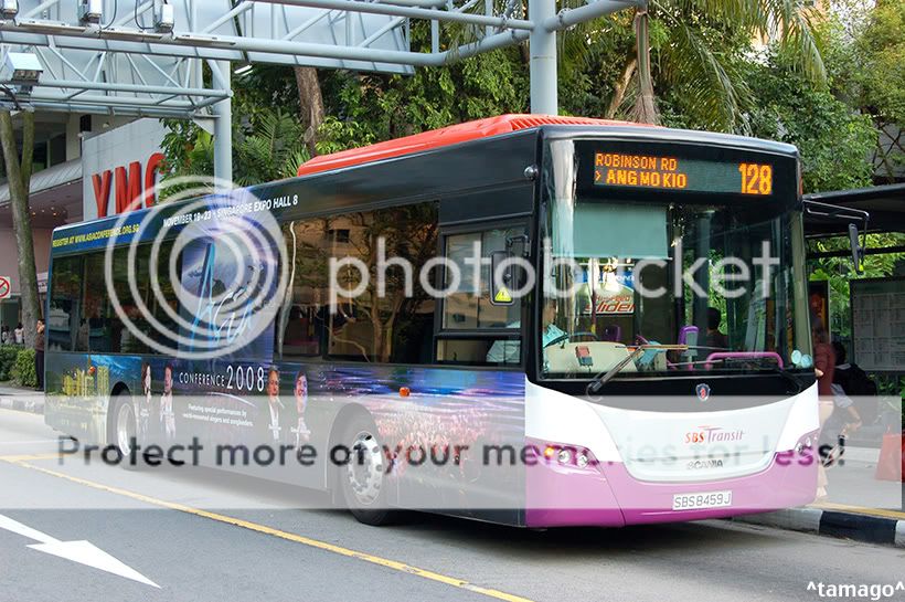 [Sound] Scania K230UB in Singapore with SBS Transit
