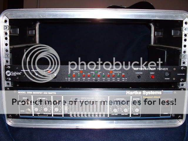 Hartke 3500 Amplifier (w/Sabine tuner & SKB) - Bass Rigs - Harmony Central