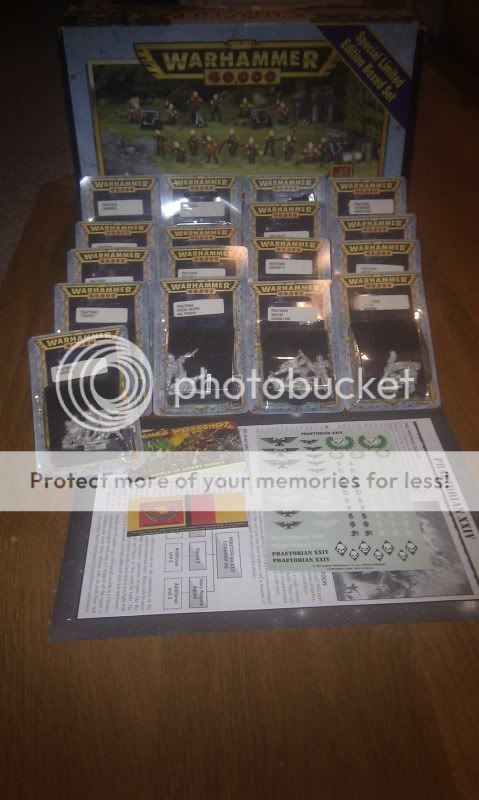 [H] Limited Edition Imperial Guard Praetorian XXIV Boxed Set [W] Paypal ...