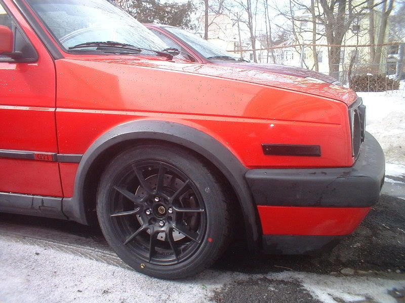 Let me see some PHATTY fotos of Slammed RED GTIs..... | Page 2 | VW ...