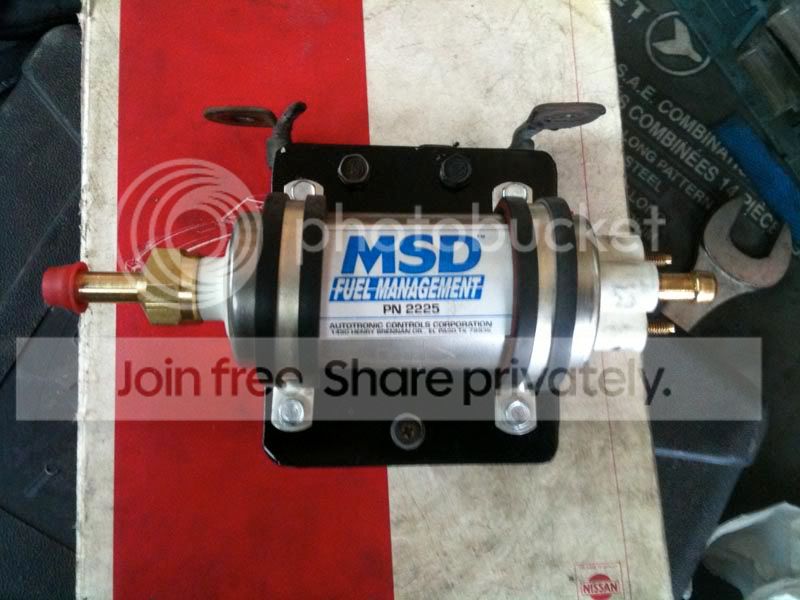 My MSD 2225 fuel pump install with pictures | ZCar Forum