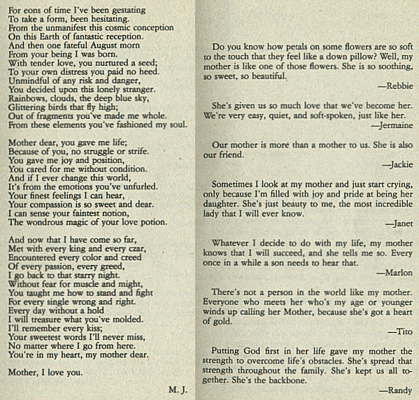 poems written By Michael Joseph Jackson | Lipstick Alley