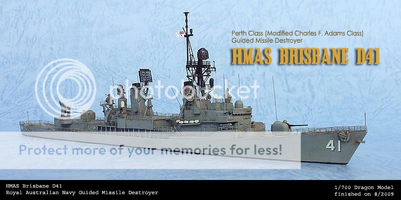 The Ship Model Forum • View topic - 1/700 HMAS Brisbane D41