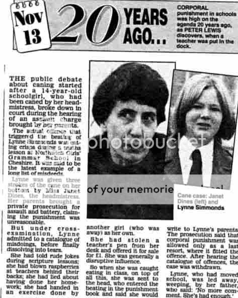 School Corporal Punishment: My cp memories