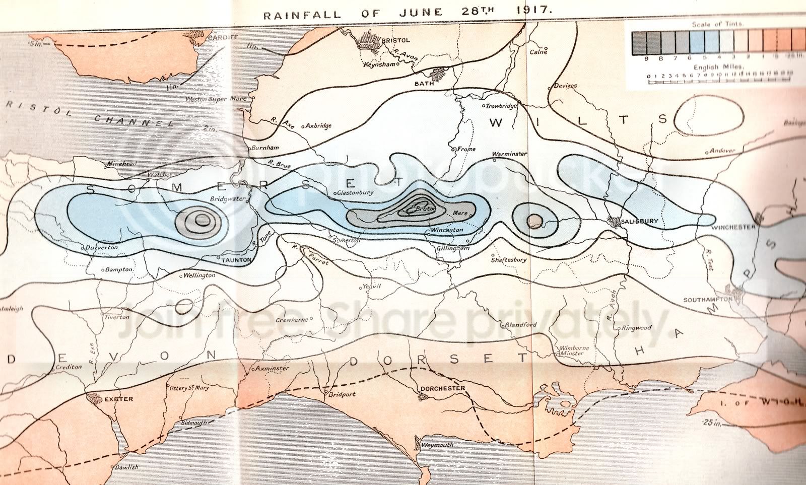 Unprecedented Rainfall In Somerset – July 1917 | NOT A LOT OF PEOPLE ...