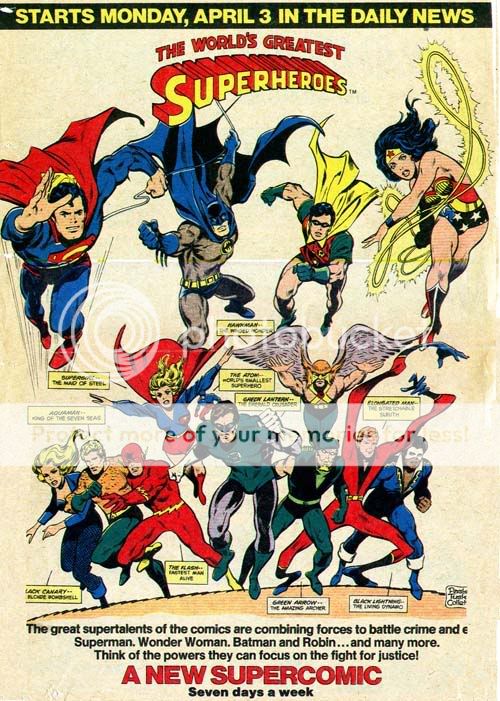 Justice League of America Newspaper Strip: Chapter 1 | Bob Mitchell in ...