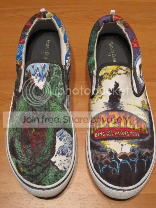 Godzilla shoes - Toho Kingdom