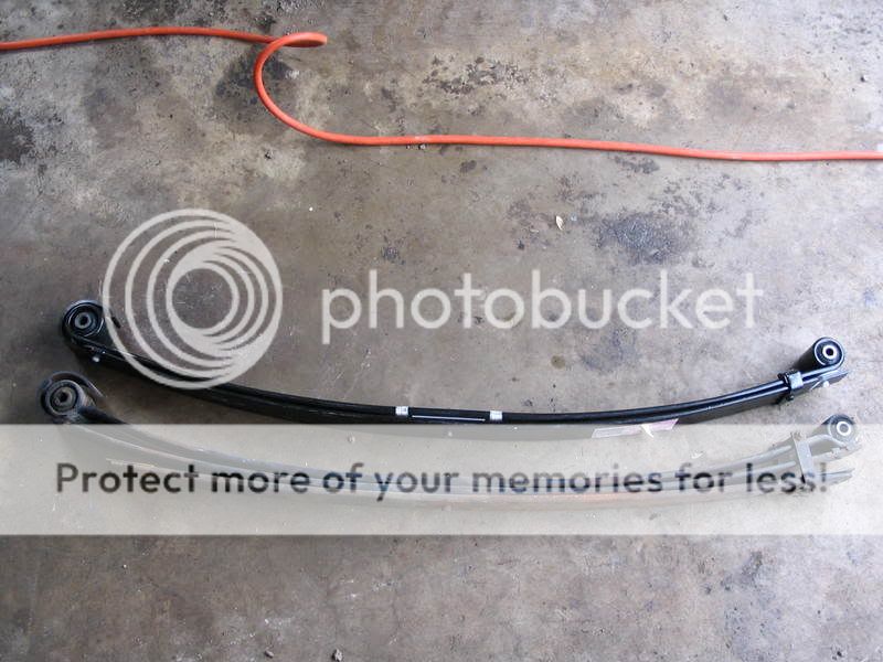 "X" leaf spring Install *pics* - Ford Truck Enthusiasts Forums