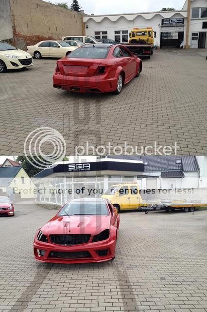 C-class coupe body kit - Exterior & Interior Styling - SGMerc ...