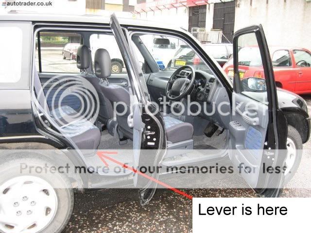 Rear Seats Releases in a 97? | Toyota RAV4 Forums