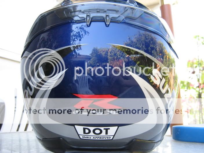 Shoei GSXR helmet. Black/Blue | Suzuki GSXR Forum