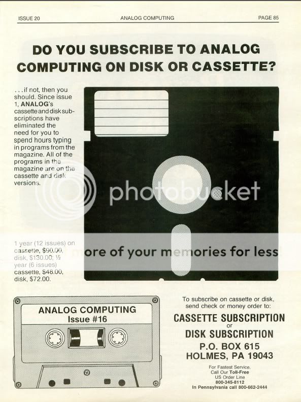Analog disk and cassette...How do they look like? - Atari 8-Bit ...
