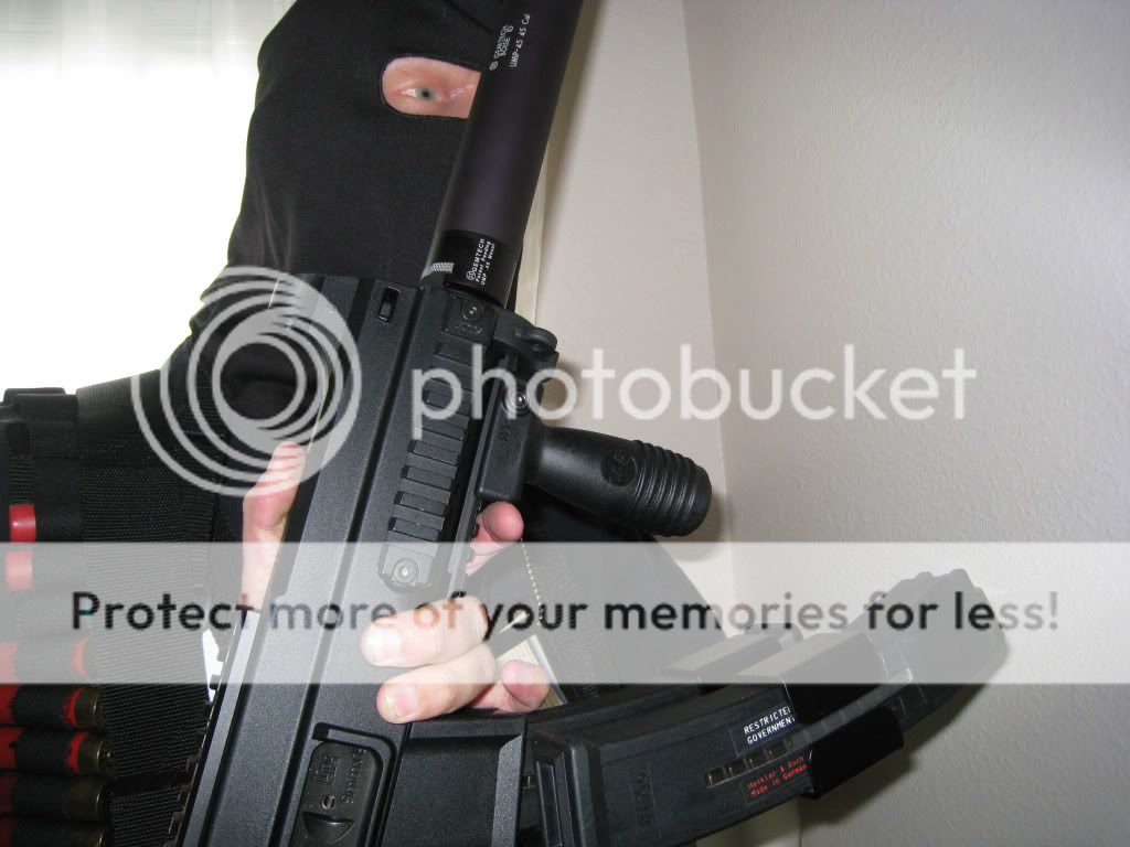 UMP 40/45 Gemtech Suppressor on a UMP 9mm | HKPRO Forums