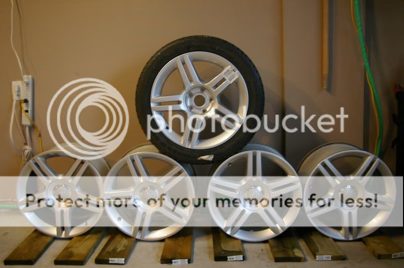 FS: OEM 17" AUDI A4 Split 5 spoke rims | VW Vortex - Volkswagen Forum