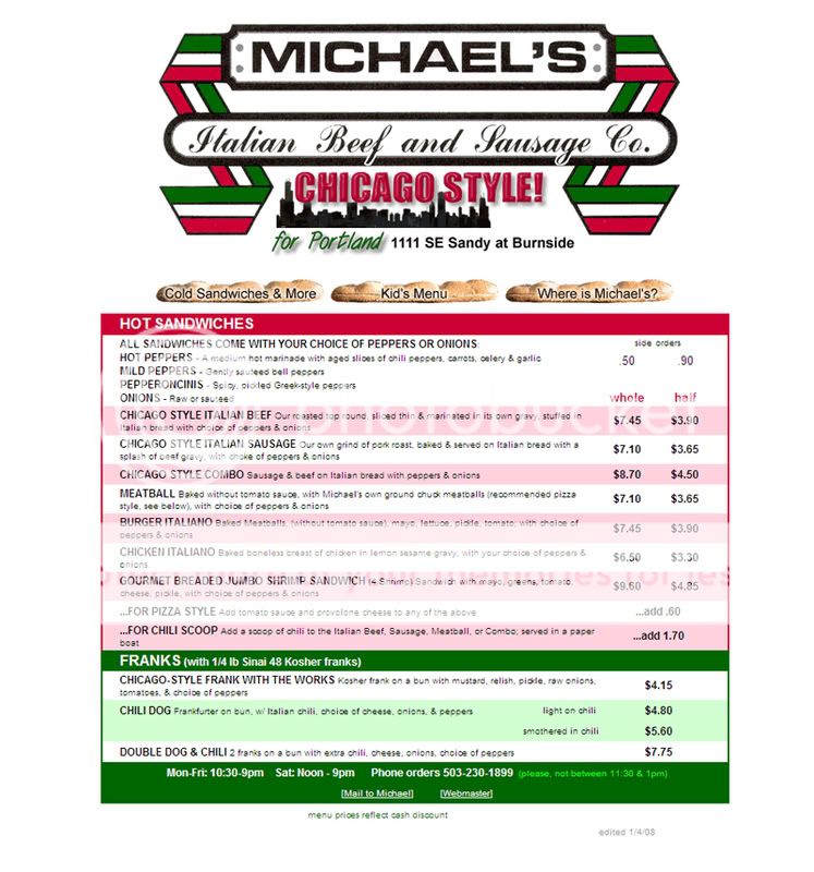 PDX Lunch: Michael's Sandwichs April 2nd Noonish | VW Vortex ...