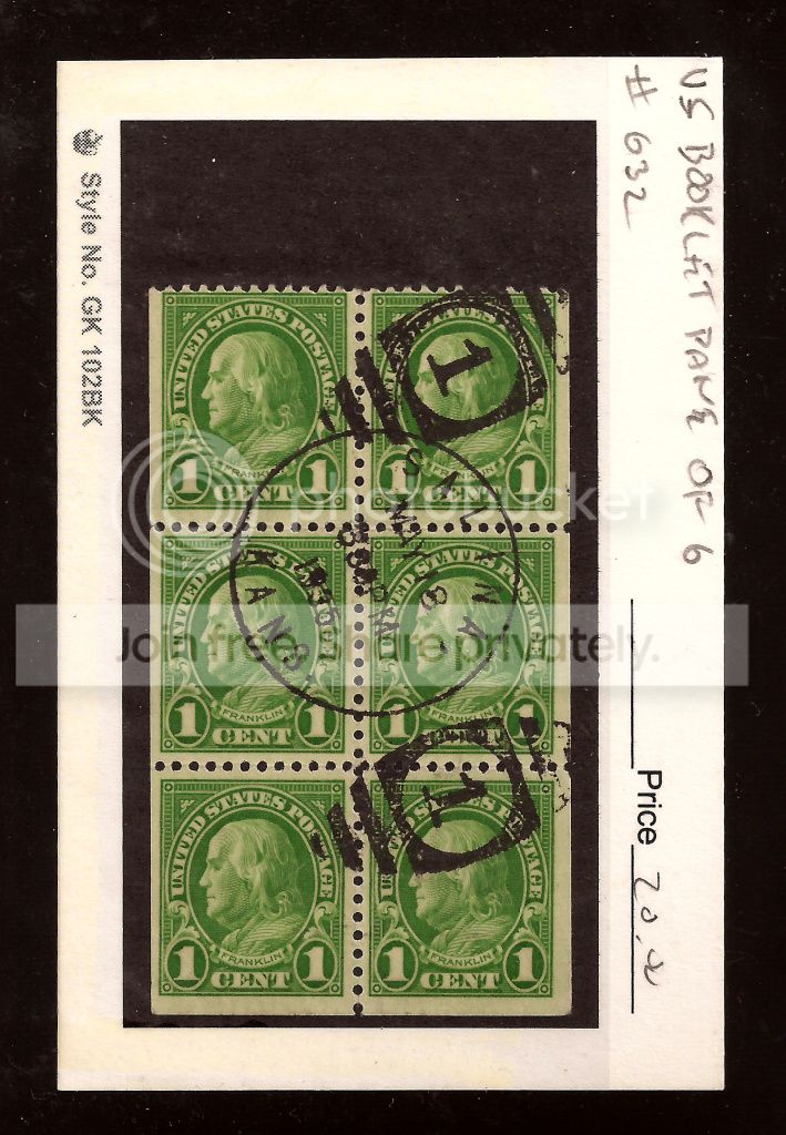Booklet Pane #632 - Stamp Community Forum