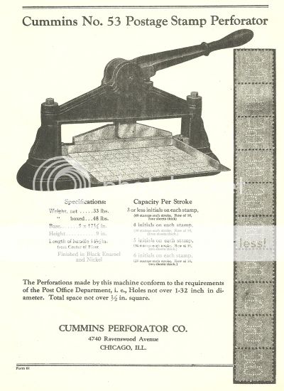 Perfins - Stamp Community Forum
