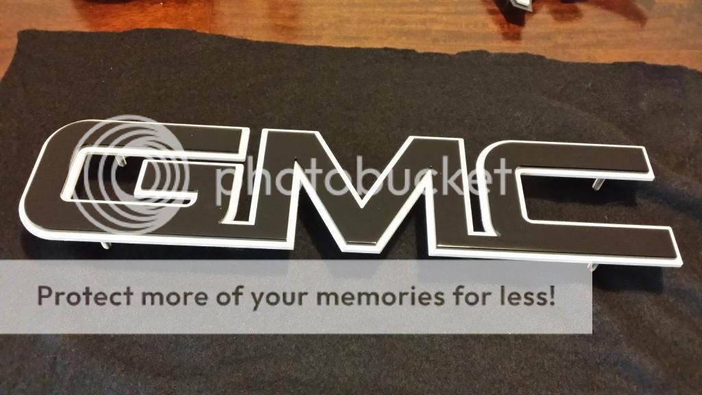 Custom made GMC Emblem on 2014 Sierra | Chevy Silverado and GMC Sierra ...