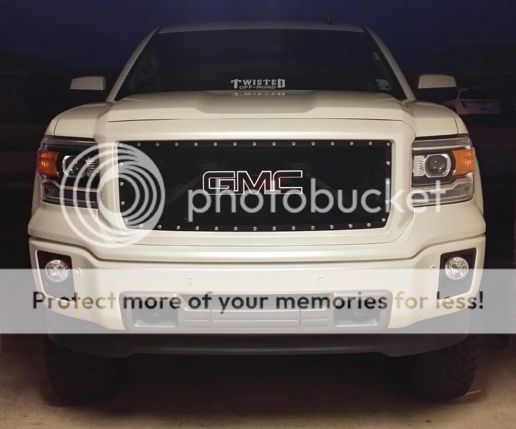 Custom made GMC Emblem on 2014 Sierra | Chevy Silverado and GMC Sierra ...