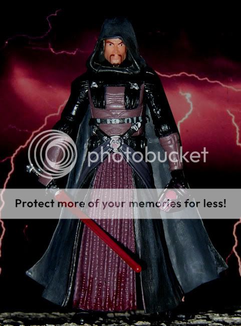 Darth Revan unmasked and NOW articulated. WIP pics