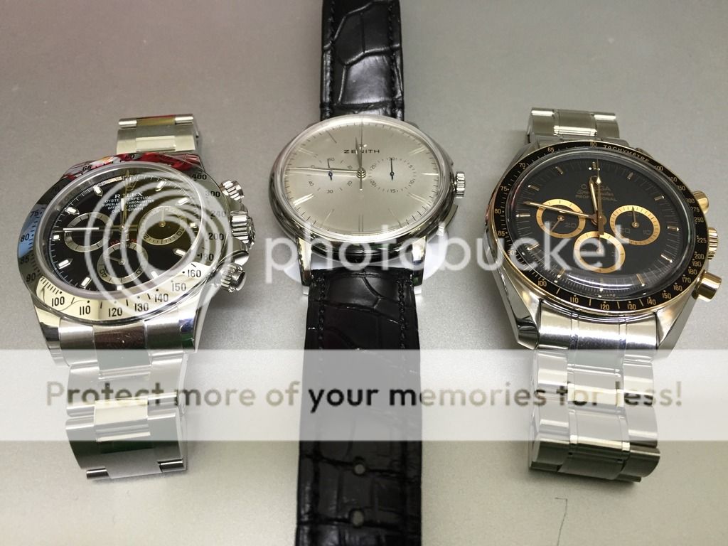 TimeZone : Zenith Archive » 3 Chronographs, 3 Classic Movements.