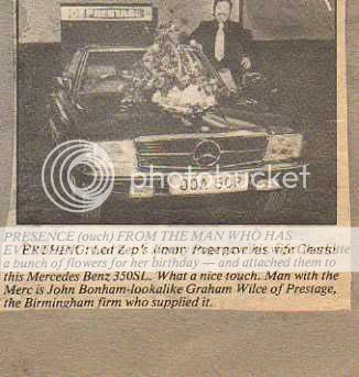 The cars of zeppelin - Page 2 - Led Zeppelin Master Forum - Led ...