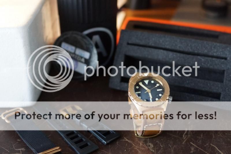 Armida Bronze A1 Black Face - Total Package with Bronze Nato and Brown ...