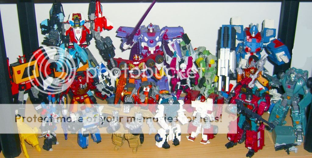 the focused modern G1 part of my collection | TFW2005 - The 2005 Boards