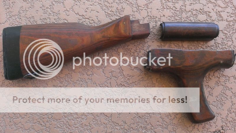 Romanian Stock Set, Gas Tubes w/ Wood, Saiga 12 Vented Forend | AK Rifles