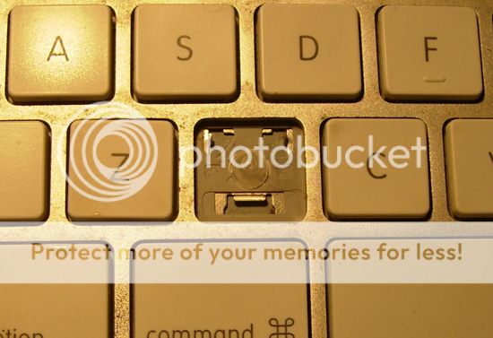 retainer clips loose on keyboard | Mac Help Forums
