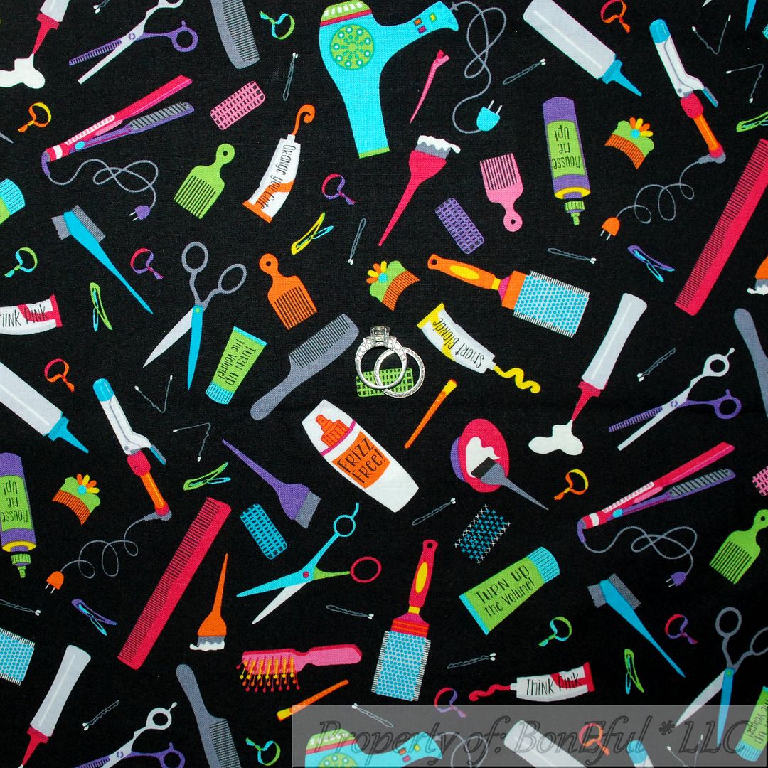 Hair Stylist Cotton Fabric By The Yard at Claire Grissom blog