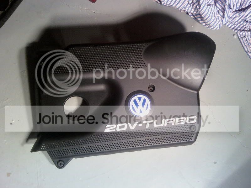 FS: 1.8t - 20V TURBO Engine Cover - Deliver to Waterfest | VW Vortex ...