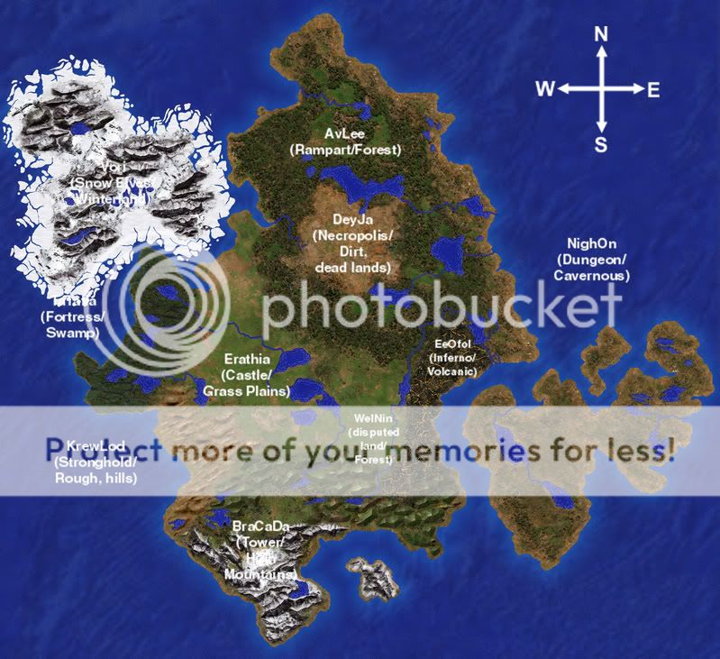 Map of Erathia (beware, big picture) | Forums