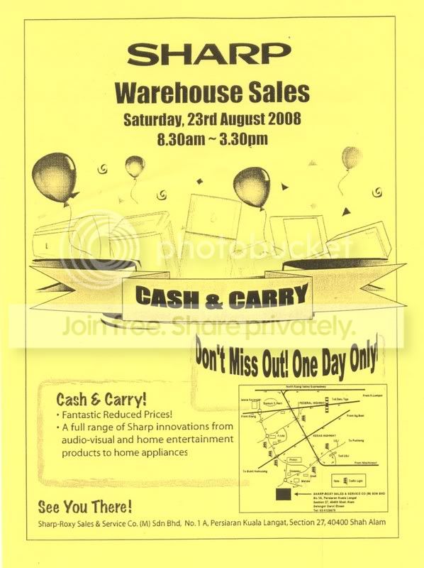 Sharp Warehouse Sale
